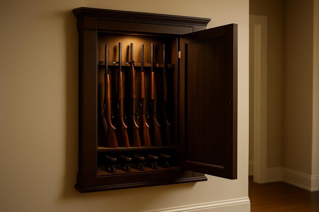 Custom Gun Cabinets Arizona | Gun Rooms & Hidden Storage | Stone Creek ...
